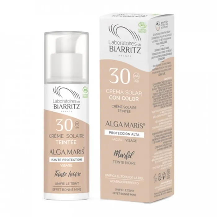 Hot Crema facial con color Marfil SPF 30 de , 50ml. Solares | Cremas ...